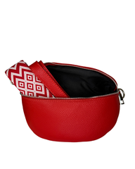 Women's Leather Bumbag with 2 straps Red – Leather Jacket Company